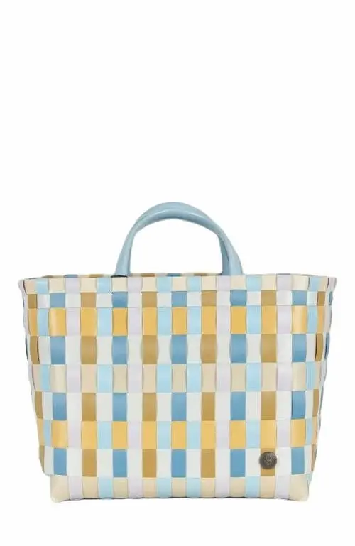 HANDED BY Multitone Recycled Plastic Shopper - Mustard Mix