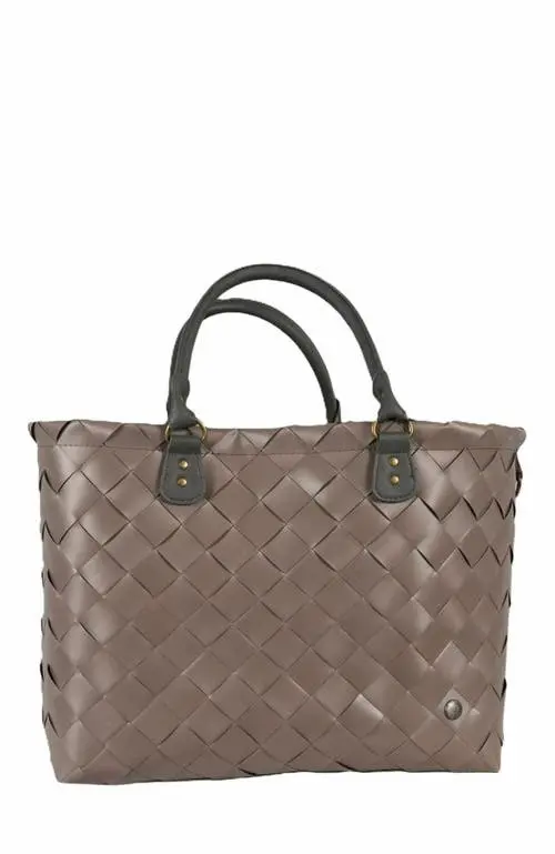 HANDED BY Saint Tropez Recycled Plastic Weekender Bag - Stone Brown