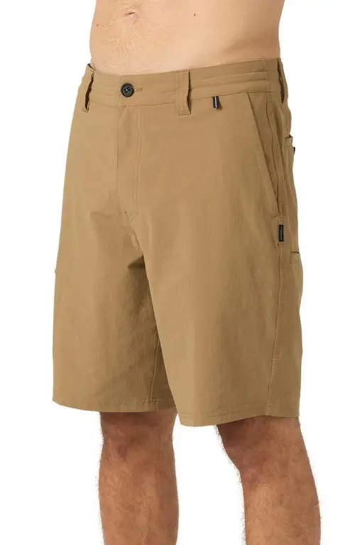 O'Neill Trvlr Hybrid Cargo Shorts - Dark Khaki