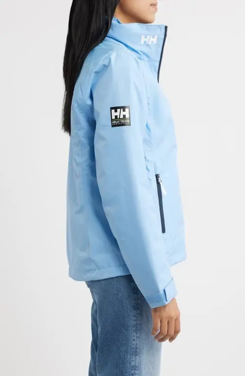 Helly Hansen Crew 2.0 Waterproof Midlayer Hooded Sailing Jacket - Bright Blue