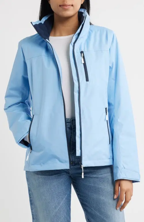 Helly Hansen Crew 2.0 Waterproof Midlayer Hooded Sailing Jacket - Bright Blue