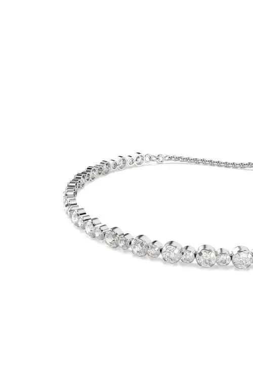 SWAROVSKI Matrix Crystal Slider Bracelet - White