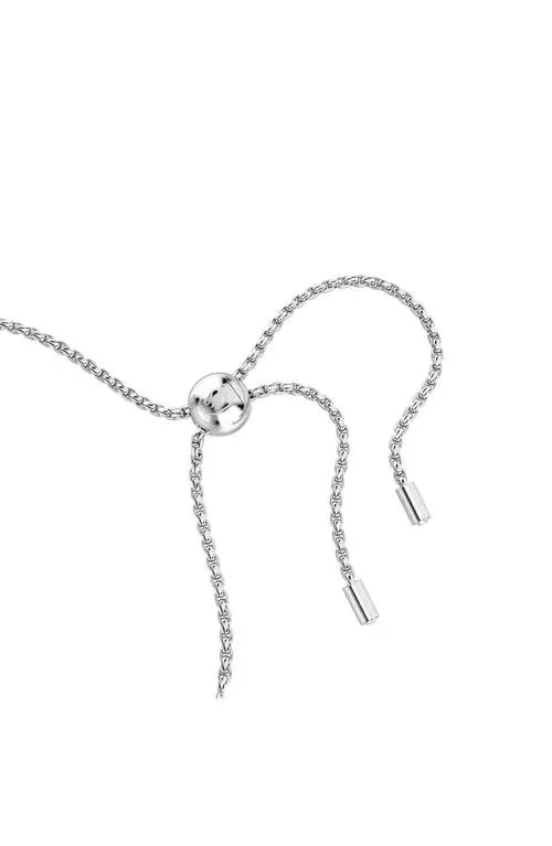 SWAROVSKI Matrix Crystal Slider Bracelet - White