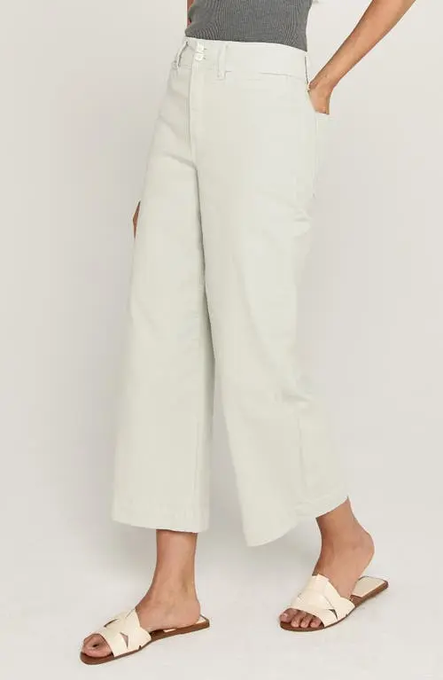 UNPUBLISHED Gemma Stretch Cotton Cropped Pants - Crystal
