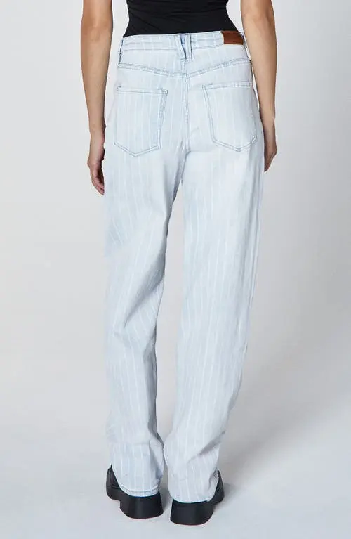 UNPUBLISHED Rumi Stripe High Waist Wide Leg Jeans