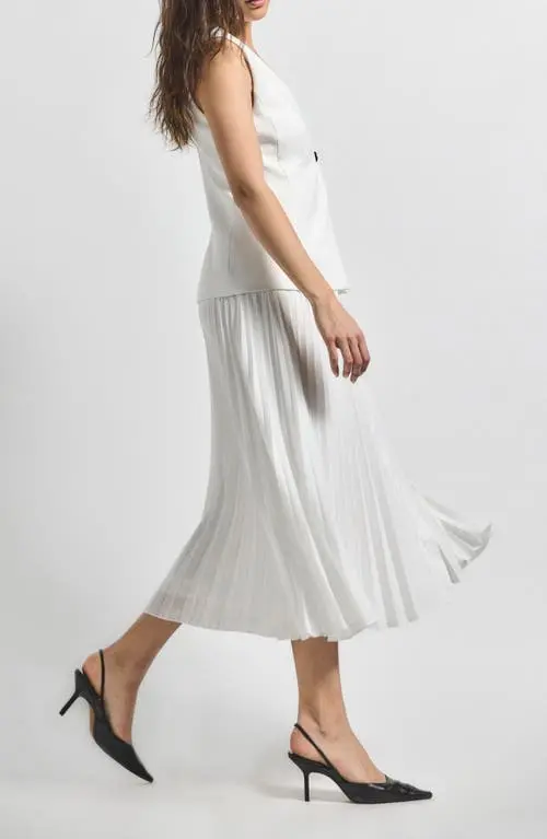 Derek Lam 10 Crosby Lauren Mixed Media Midi Dress