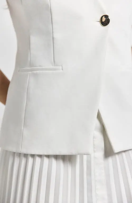 Derek Lam 10 Crosby Lauren Mixed Media Midi Dress