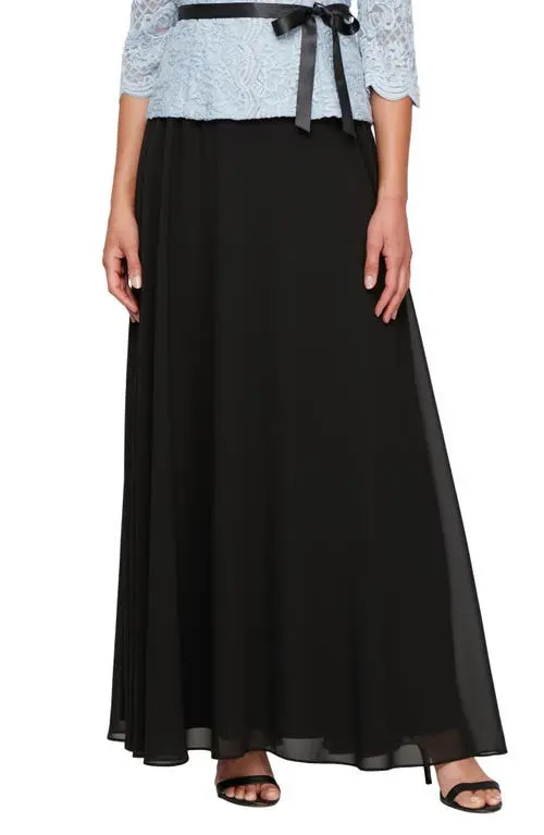 Alex Evenings Full Chiffon Skirt