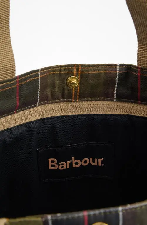 Barbour Transport Patchwork Tote - Dusky Green