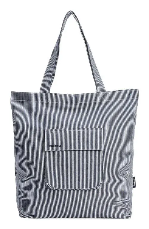Barbour Tynedale Stripe Canvas Tote