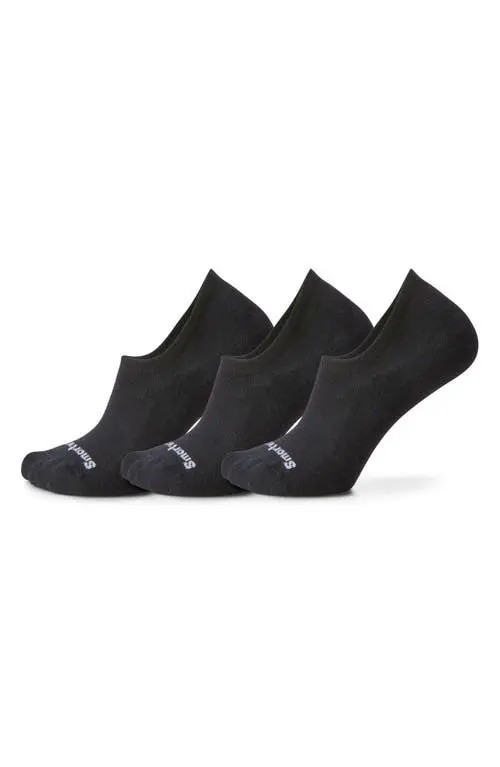 Smartwool Everyday 3-pack Wool-blend No-show Socks - Black