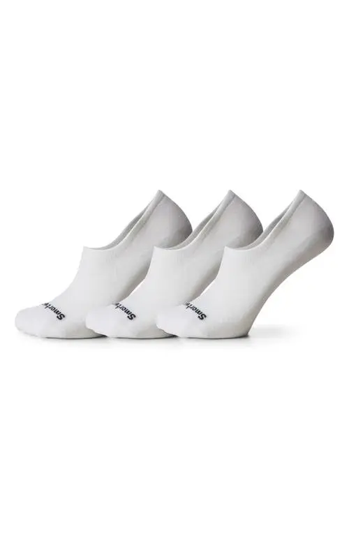 Smartwool Everyday 3-pack No Show Socks - White