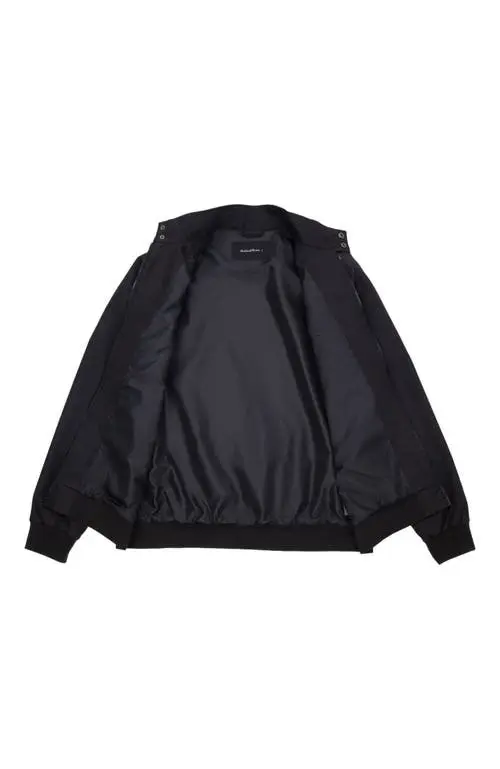 ROKKA&ROLLA Classic Full-zip Bomber Jacket - Black