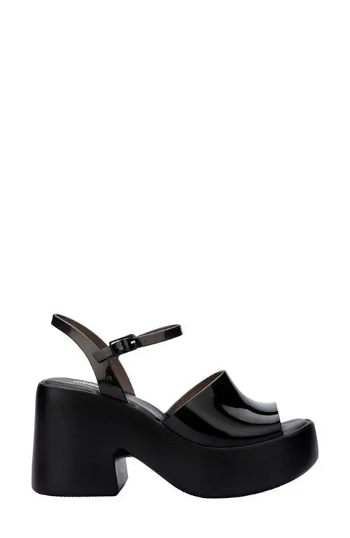 Melissa Lina Platform Sandals - Black