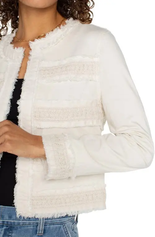 LIVERPOOL Frayed & Lace Jacket