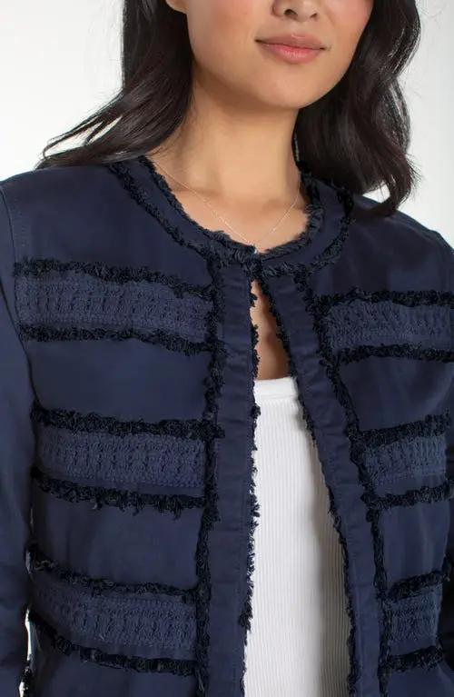 LIVERPOOL Frayed & Lace Jacket