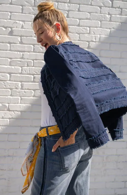 LIVERPOOL Frayed & Lace Jacket
