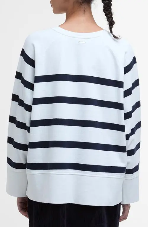 Barbour Delaney Stripe Cotton Fleece Sweatshirt