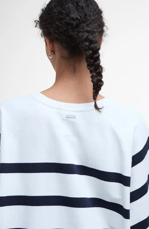 Barbour Delaney Stripe Cotton Fleece Sweatshirt