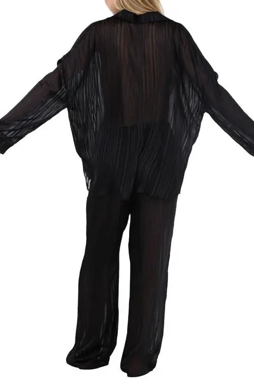 Honeydew Intimates Sheer Bliss Stripe Pajamas