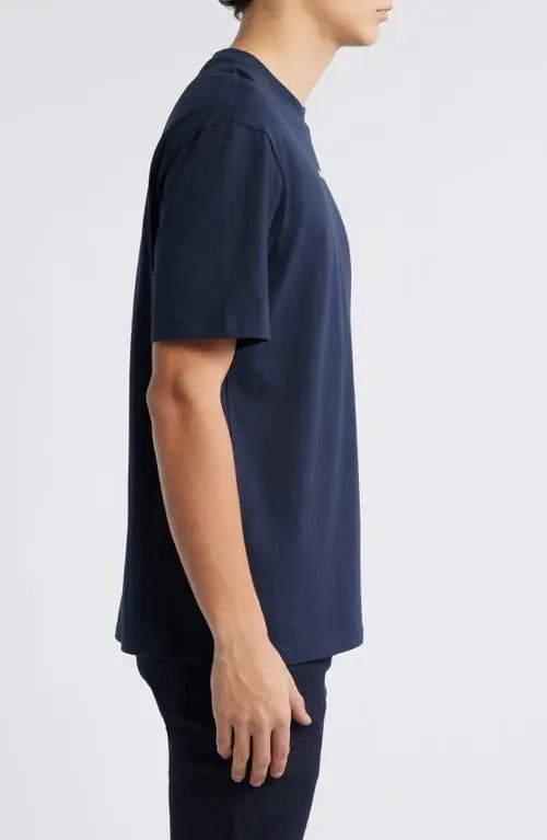 Hugo Dapolino Logo T-shirt - Dark Blue