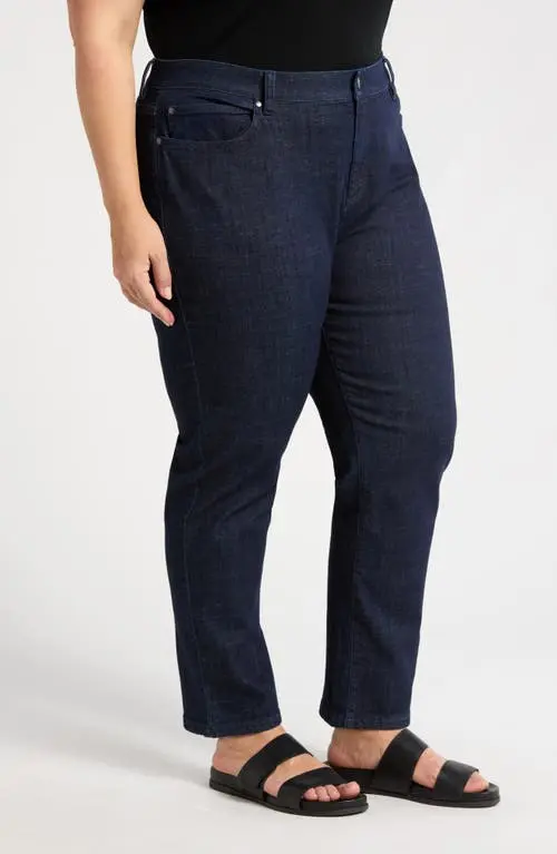 Eileen Fisher High Waist Slim Straight Jeans
