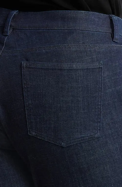 Eileen Fisher High Waist Slim Straight Jeans