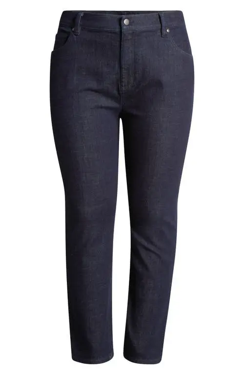 Eileen Fisher High Waist Slim Straight Jeans