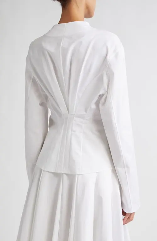 FFORME Yancy Fitted Organic Cotton Poplin Shirt