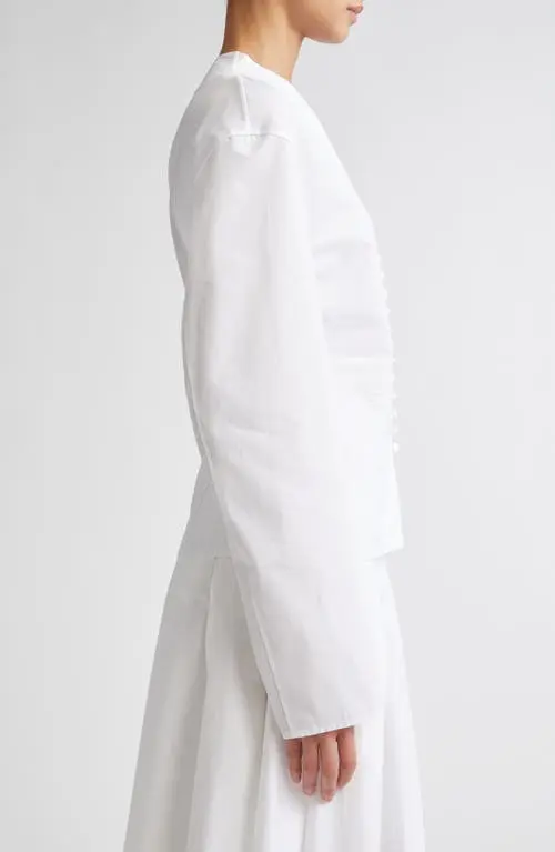 FFORME Yancy Fitted Organic Cotton Poplin Shirt