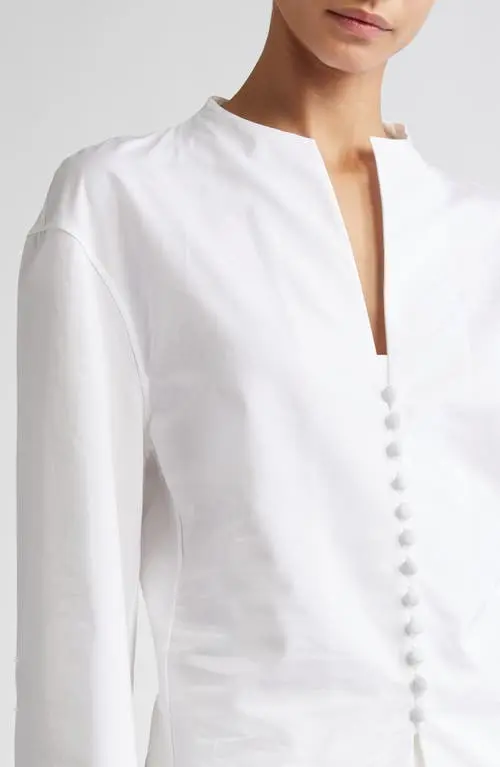 FFORME Yancy Fitted Organic Cotton Poplin Shirt