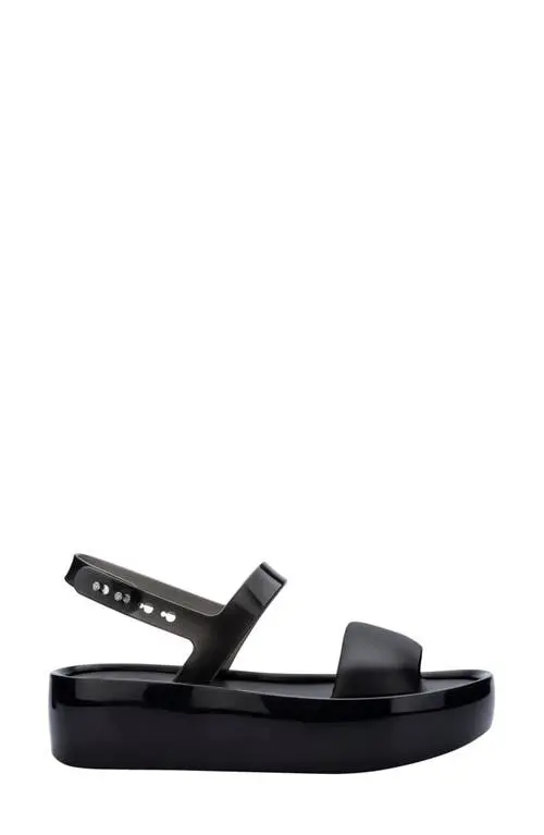 Melissa Float Platform Slingback Sandals - Black
