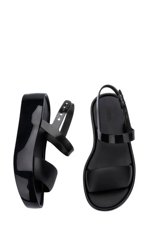 Melissa Float Platform Slingback Sandals - Black