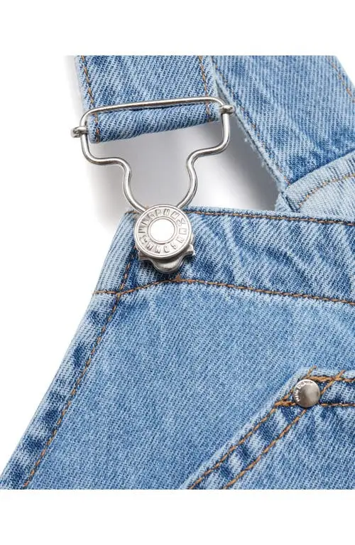 Mango Denim Maternity Overalls - Medium Blue