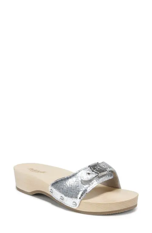 Dr. Scholl'S Original Slide Sandal - Silver