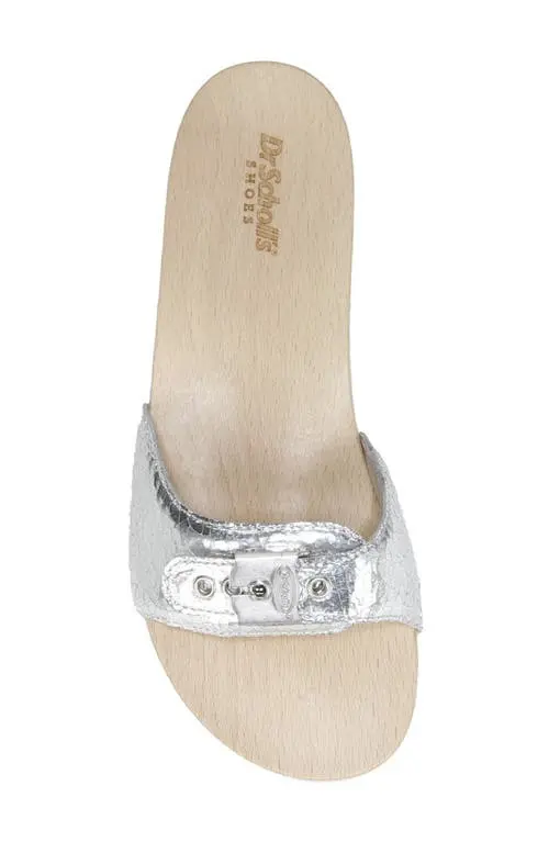 Dr. Scholl'S Original Slide Sandal - Silver