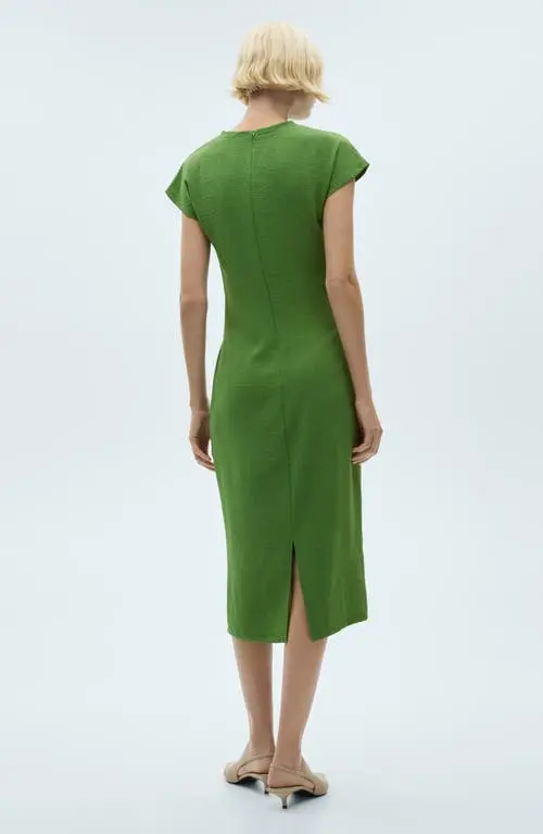 green knot front dress Knot Front Dress main image 1