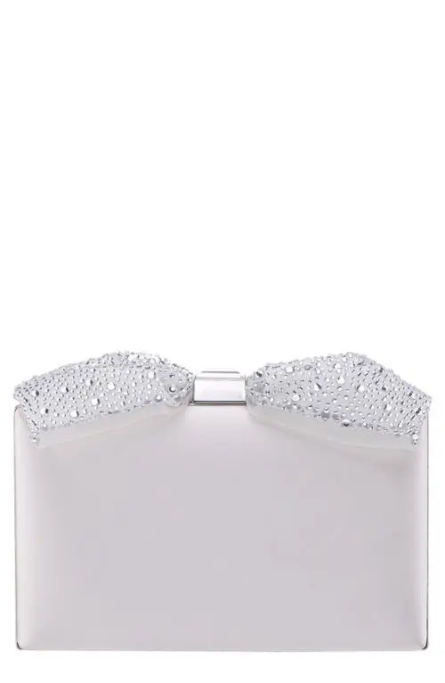 Nina Selena Frame Clutch - Ivory