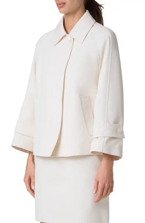 Akris Alia Crop Trench Jacket