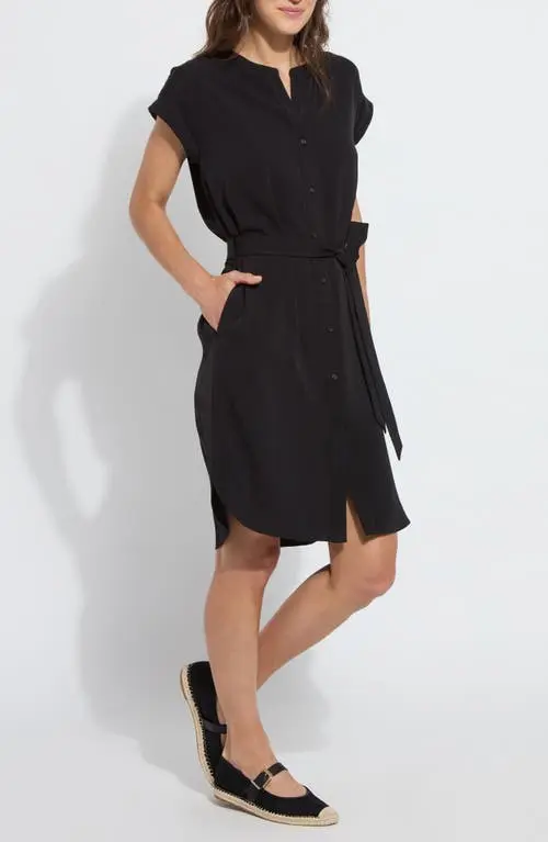 Lyssé Blakely Tie Waist Shirt Dress