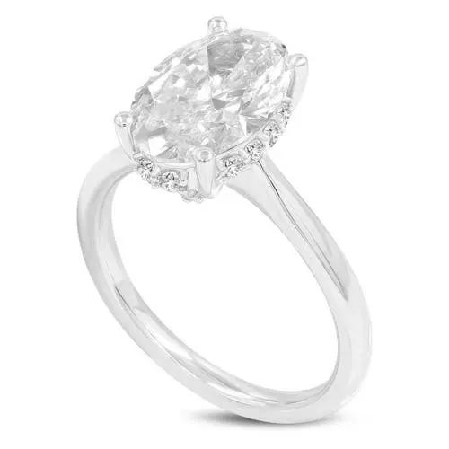 LUVMYJEWELRY Hera 14k Gold Lab Grown Diamond Ring 3 Ctw - 14k White Gold