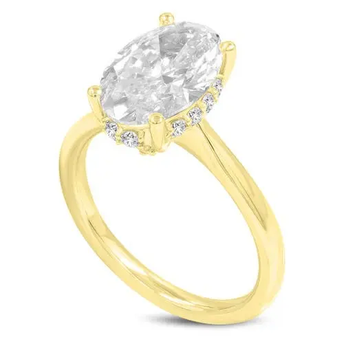 LUVMYJEWELRY Hera 14k Gold Lab Grown Diamond Ring 3 Ctw - 14k Yellow Gold