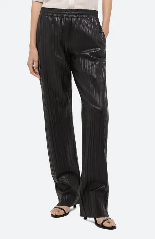 Helmut Lang Pleated Leather Pants