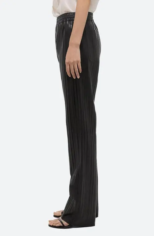 Helmut Lang Pleated Leather Pants