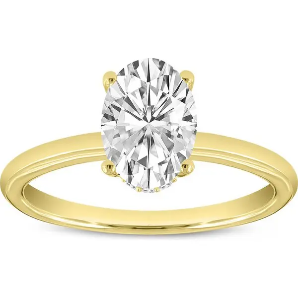 LUVMYJEWELRY Anastasia 14k Gold Solitaire Ring 1.55 Ct - 14k Yellow Gold