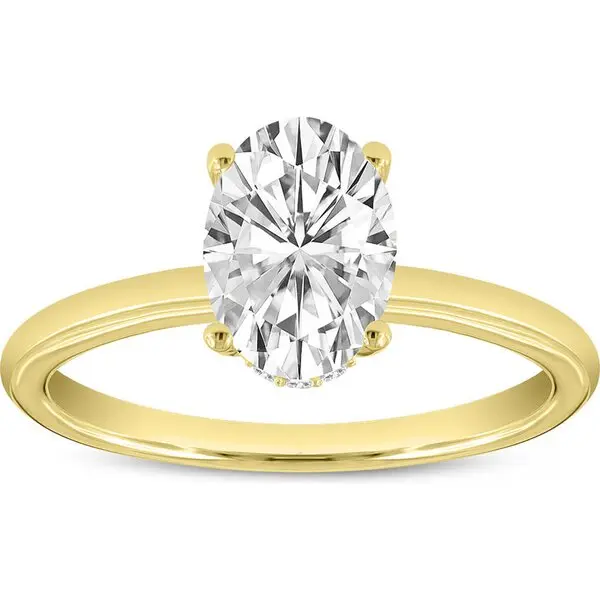 LUVMYJEWELRY Anastasia 14k Gold Solitaire Ring 1.55 Ct - 14k Yellow Gold