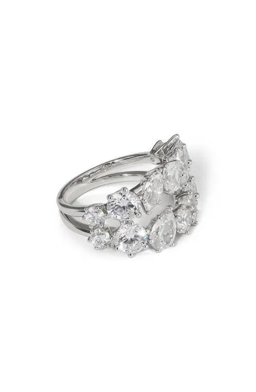 Nadri Beatrix Cubic Zirconia Cocktail Ring