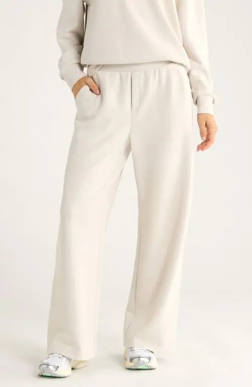 Zella High-waist Straight-leg Pants - Grey Moonbeam