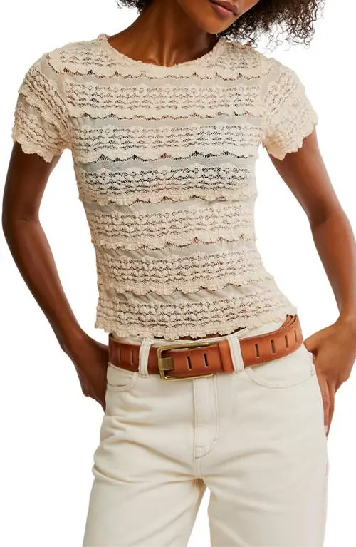 Free People Angelina Lace Top