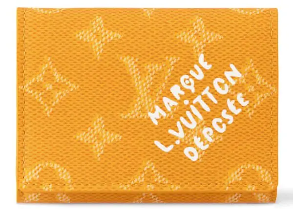 LOUIS VUITTON Envelope Business Card Holder - Yellow
